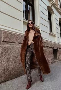 What to wear a fur coat: 49 trendy images with different models 109372_16