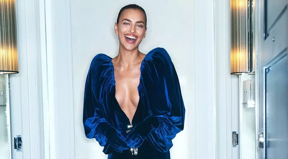 Irina Shake Tijdens de voorbereiding voor Met Gala, waren er twee soorten pasta (kan het veroorloven)