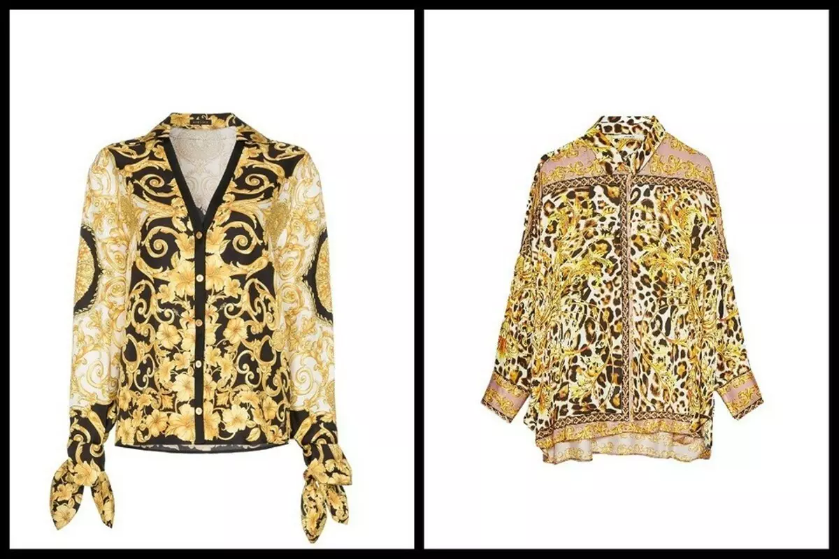 Versace, 71 495 rublů; Děložní, 9 290 rublů.