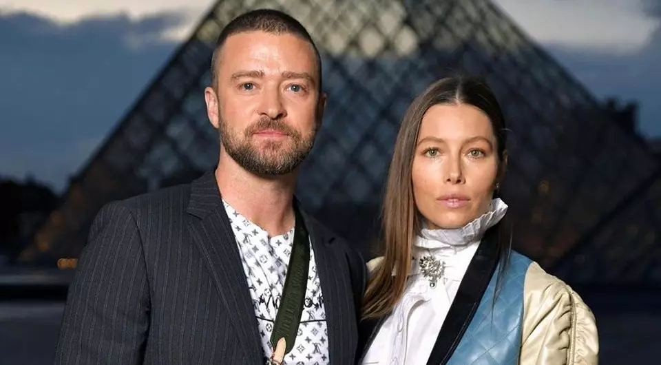 Justin Timberlake na Jessica Bill kwanza alionyesha mtoto mdogo