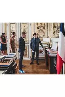 Justin Bieber e Haley Baldwin hanno incontrato il presidente della Francia Emmanuel Macron 326_6