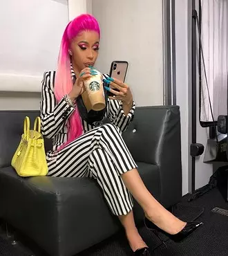 American Singer Cardi B Málverk