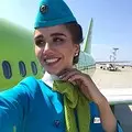 Valeria, flight attendant Rossi