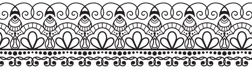 Henna or Mehendi drawings: how to draw a pattern for good luck